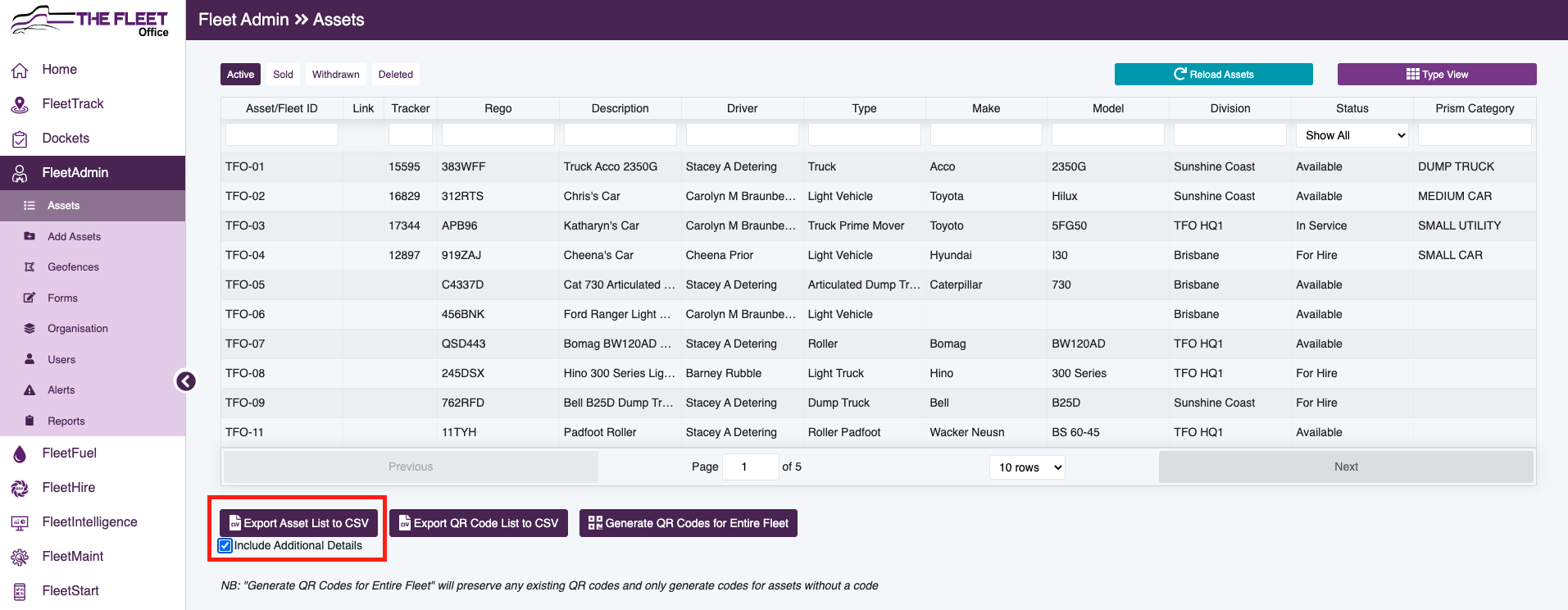 FleetAdmin - Asset - Additional Details – The Fleet Office