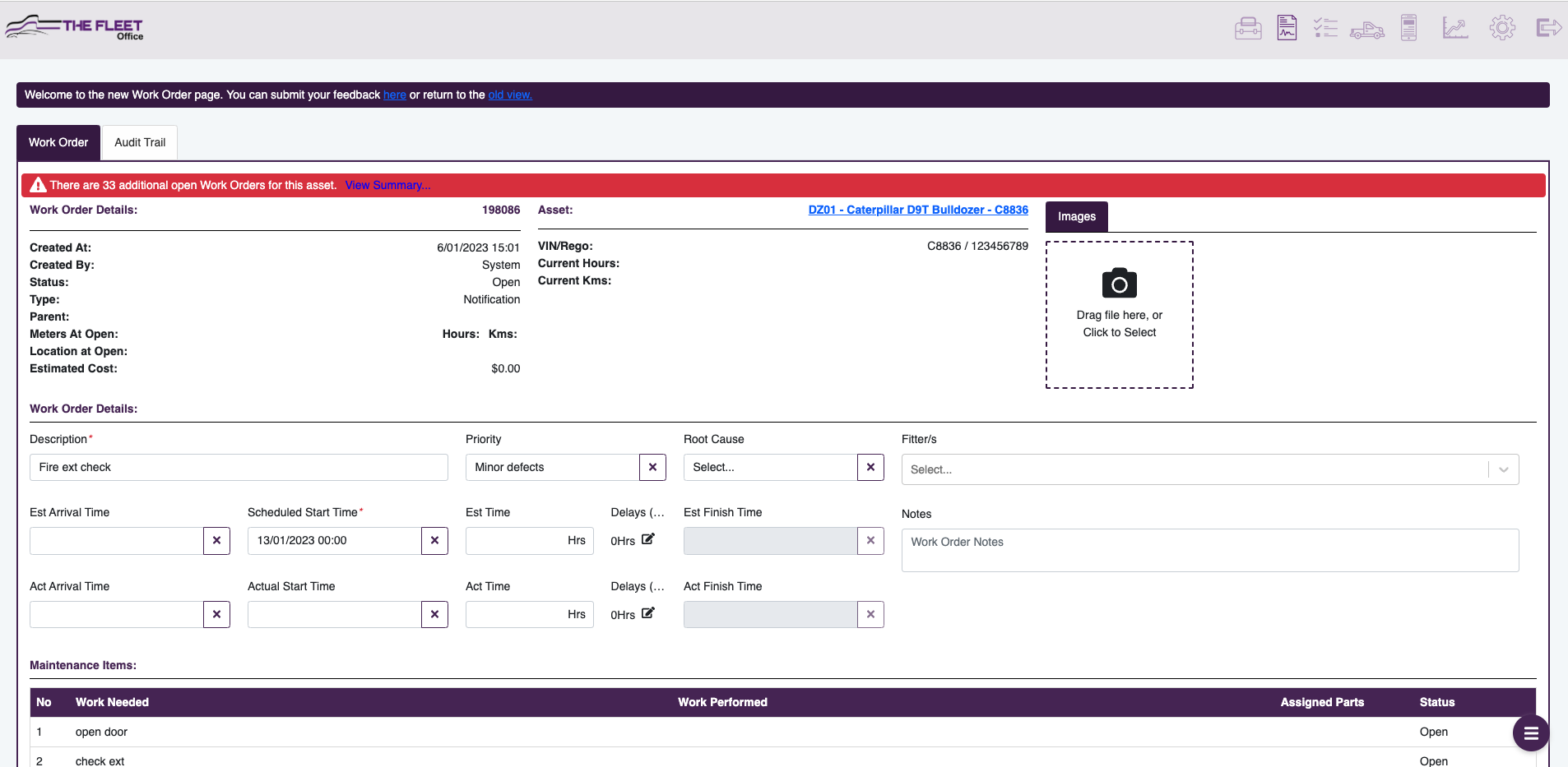 FleetMaint - Work Orders – The Fleet Office