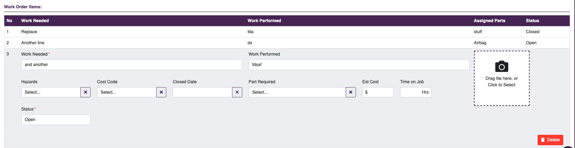 FleetMaint - Work Orders – The Fleet Office