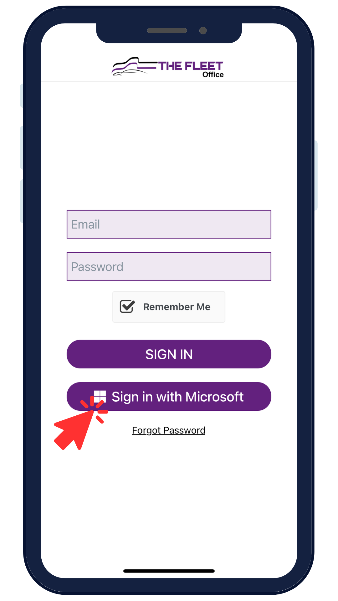 FleetCentre - SSO Single Sign On - Microsoft – The Fleet Office